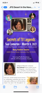 2 new events for Sue Cameron – BearManor Media